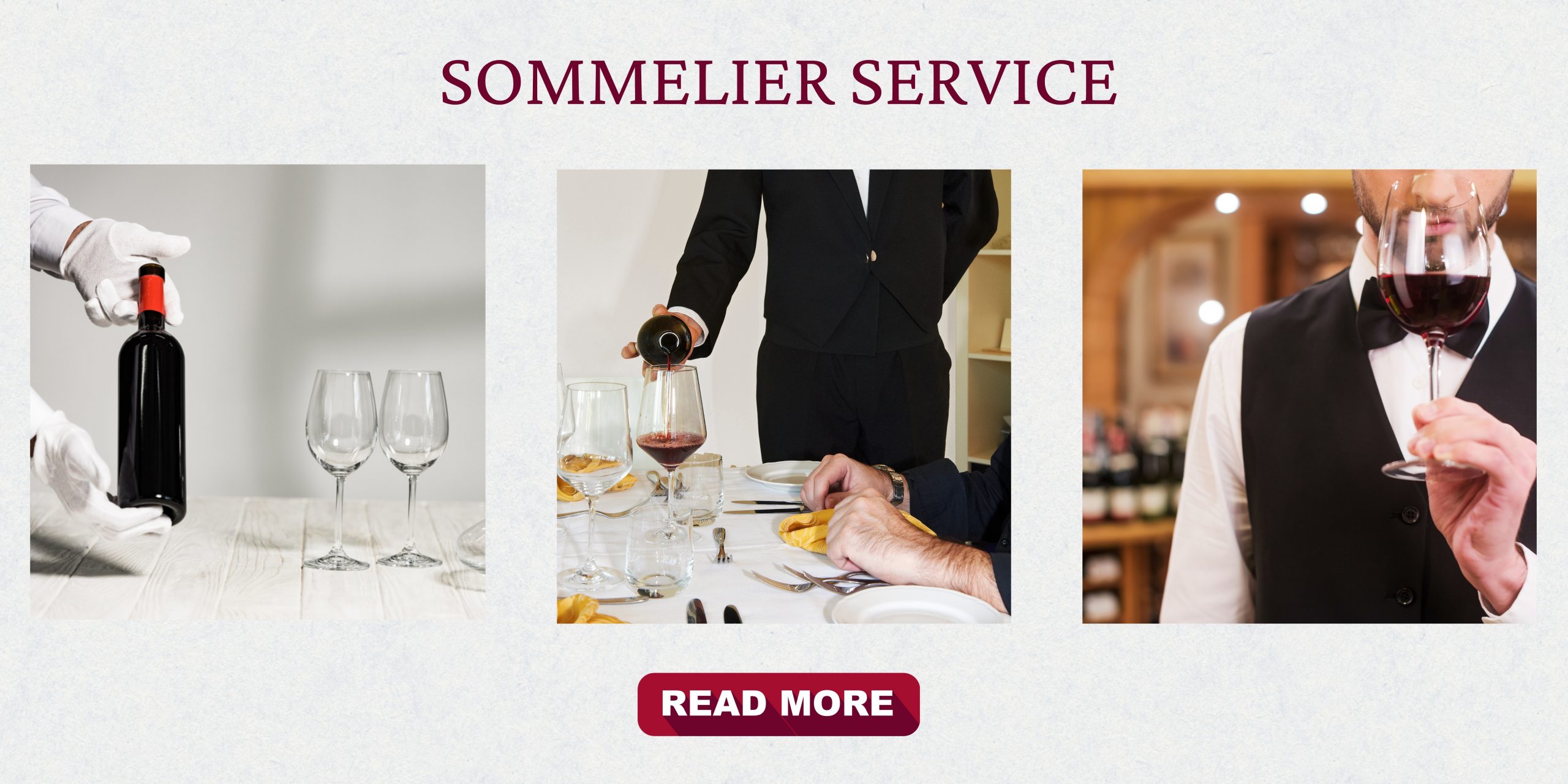 Our Sommelier - Your Wine Experts